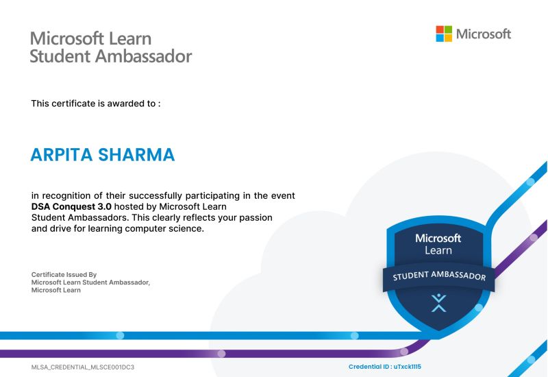 #microsoft #dsa #coding #learning #problemsolving | Arpita Sharma #microsoft #dsa #coding #learning #problemsolving | Arpita Sharma