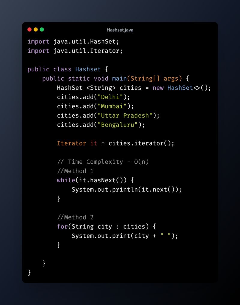 Shekhar Singh on LinkedIn: #hashset #datastructures #algorithms #coding ... Shekhar Singh on LinkedIn: #hashset #datastructures #algorithms #coding ...