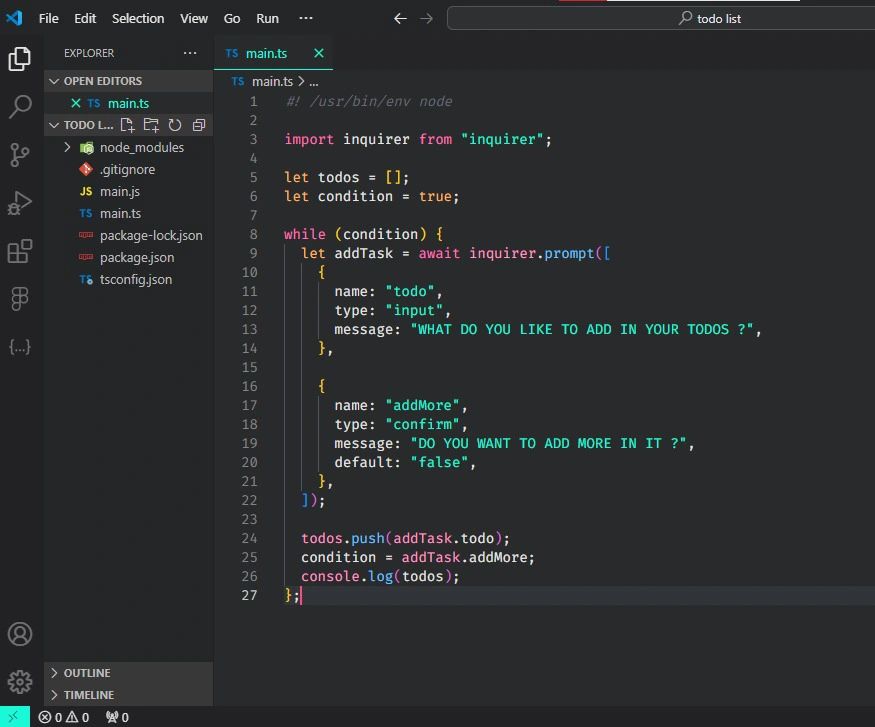Hasnain Haider Alvi on LinkedIn: #typescript #nodejs #inquirer # ... Hasnain Haider Alvi on LinkedIn: #typescript #nodejs #inquirer # ...
