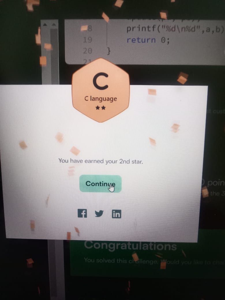 Harsh Vaibhav on LinkedIn: #hackerrank #coding #betterlatethannever Harsh Vaibhav on LinkedIn: #hackerrank #coding #betterlatethannever