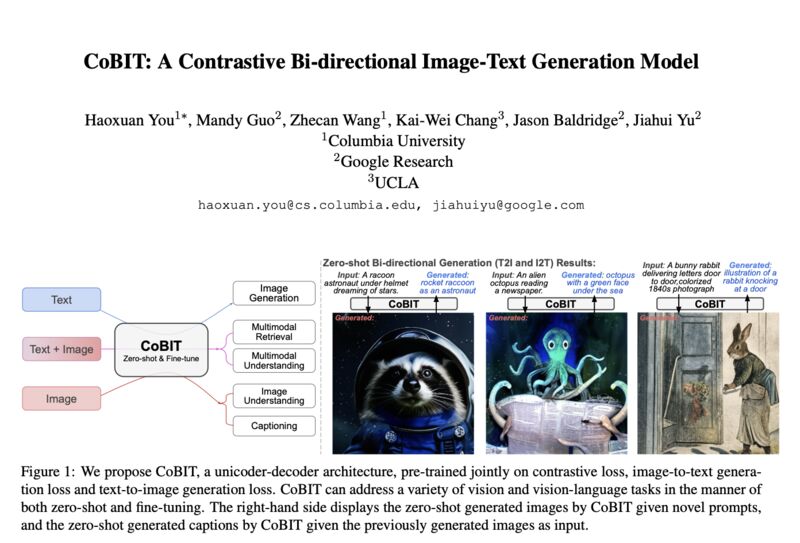 Abhishek Patnia on LinkedIn: CoBIT: A Contrastive Bi-directional Image ... Abhishek Patnia on LinkedIn: CoBIT: A Contrastive Bi-directional Image ...