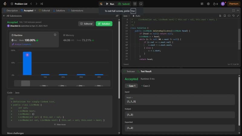 #leetcode #30daychallenge #codinglife #linkedlist #problemsolving… | G ... #leetcode #30daychallenge #codinglife #linkedlist #problemsolving… | G ...
