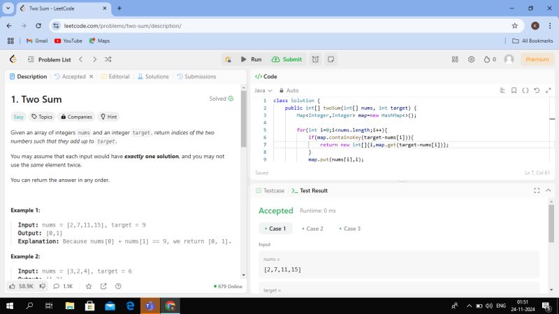 Keerthana Sri on LinkedIn: Coding Challenge: LeetCode Two Sum Problem 🚀 ... Keerthana Sri on LinkedIn: Coding Challenge: LeetCode Two Sum Problem 🚀 ...