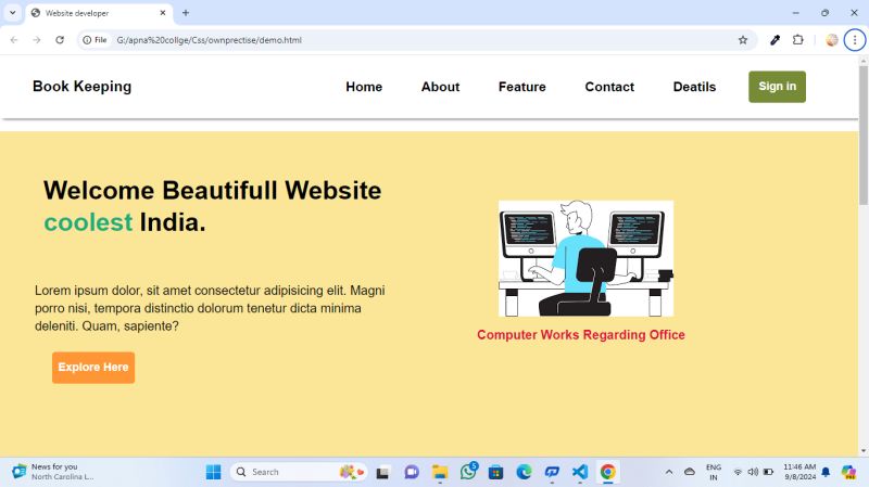 Sufiyan Shaikh on LinkedIn: using html css project Sufiyan Shaikh on LinkedIn: using html css project