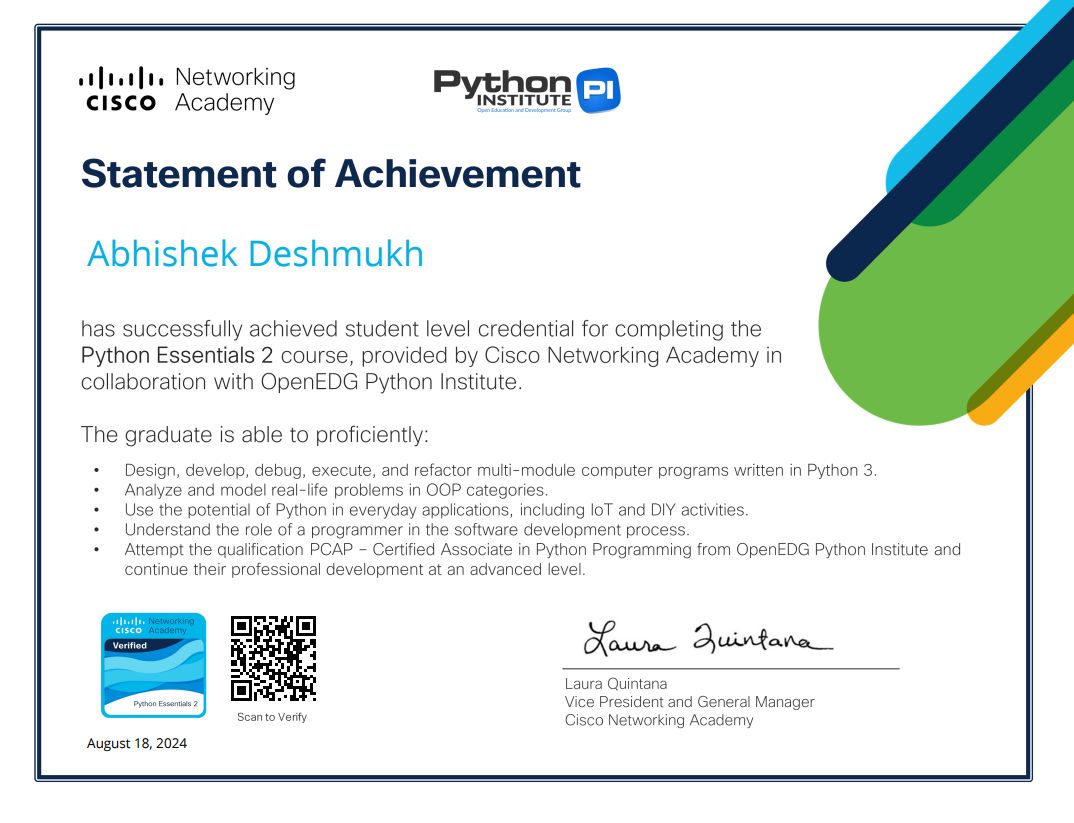 Abhishek Deshmukh on LinkedIn: #python #advancedpython #oop # ... Abhishek Deshmukh on LinkedIn: #python #advancedpython #oop # ...