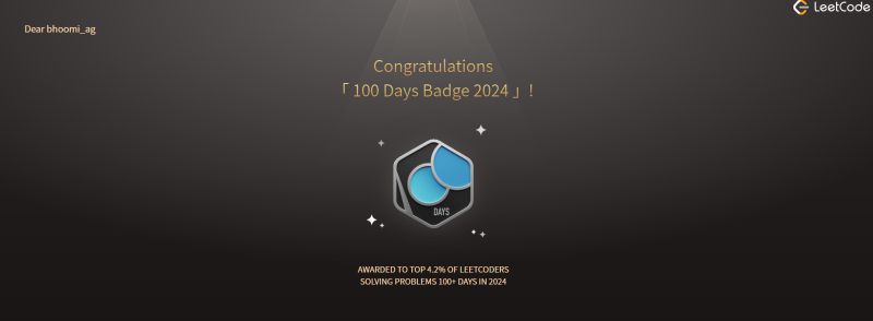 Bhoomi Agarwal on LinkedIn: #leetcode #100daysofleetcode # ... Bhoomi Agarwal on LinkedIn: #leetcode #100daysofleetcode # ...