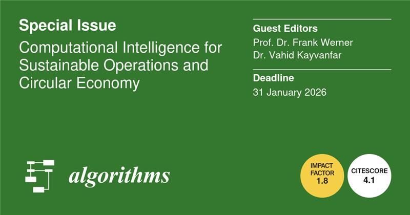 Algorithms MDPI on LinkedIn: #supplychainoptimization #greenlogistics # ... Algorithms MDPI on LinkedIn: #supplychainoptimization #greenlogistics # ...