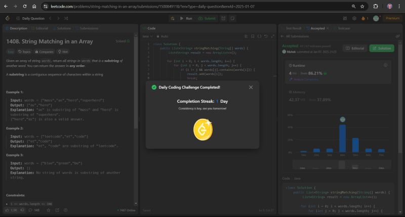Mahek . on LinkedIn: #100daysofcode #leetcode #codingjourney #keeplearning Mahek . on LinkedIn: #100daysofcode #leetcode #codingjourney #keeplearning