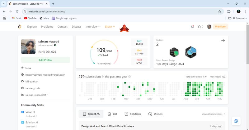 Salman Masood on LinkedIn: #leetcode #100days #neetcode #dsa # ... Salman Masood on LinkedIn: #leetcode #100days #neetcode #dsa # ...