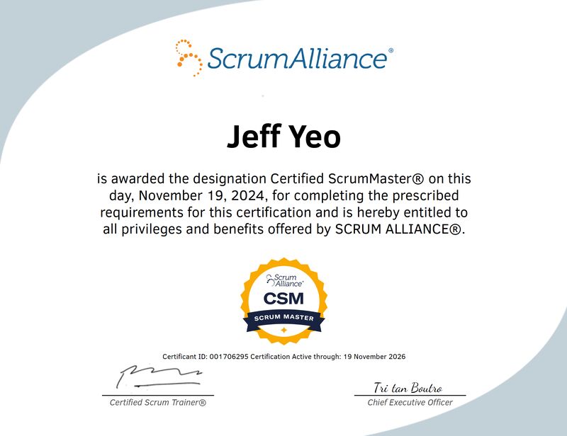 Jeff Y. on LinkedIn: #scrummaster #agile #continuousimprovement # ... Jeff Y. on LinkedIn: #scrummaster #agile #continuousimprovement # ...