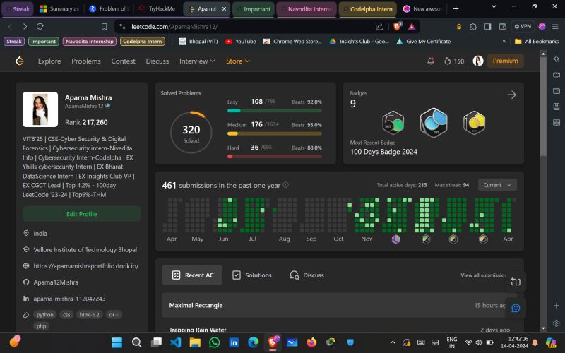 Aparna Mishra on LinkedIn: #leetcode #leetcode #codingjourney # ... Aparna Mishra on LinkedIn: #leetcode #leetcode #codingjourney # ...
