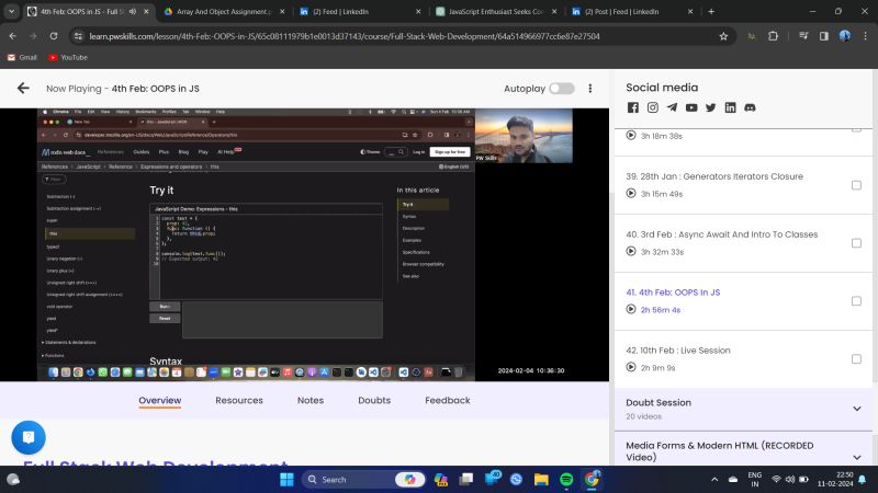 Sairam Patra on LinkedIn: #javascript #oop #learninginprogress # ... Sairam Patra on LinkedIn: #javascript #oop #learninginprogress # ...