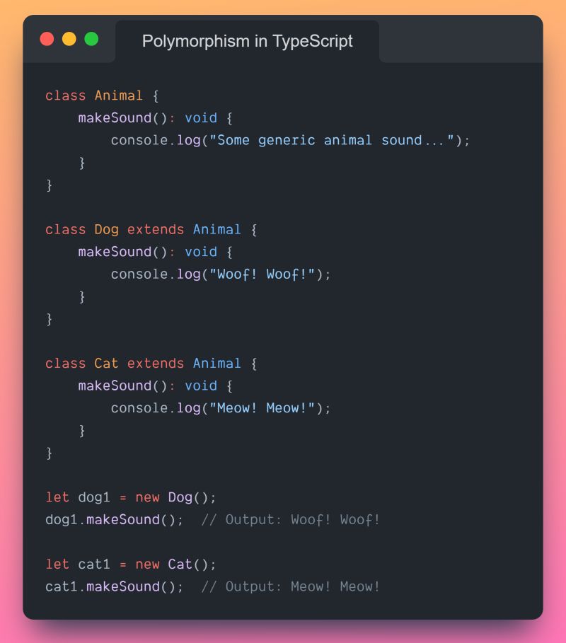 #typescript #polymorphism #javascript #oops | Bittu Kumar #typescript #polymorphism #javascript #oops | Bittu Kumar
