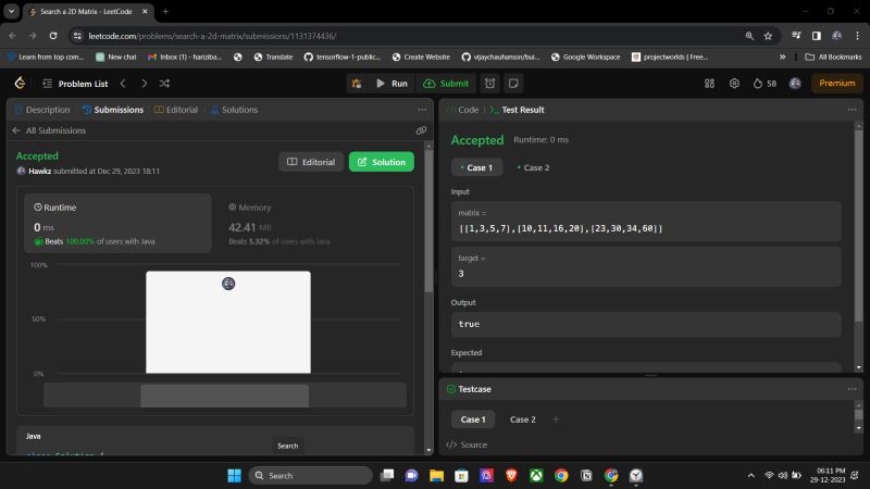 Harizibam V on LinkedIn: #day62 #100daysofcode #leetcode Harizibam V on LinkedIn: #day62 #100daysofcode #leetcode