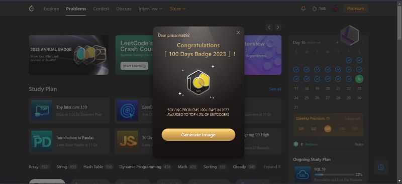 PRASANNA K on LinkedIn: #leetcode #leetcode #codingcontest # ... PRASANNA K on LinkedIn: #leetcode #leetcode #codingcontest # ...