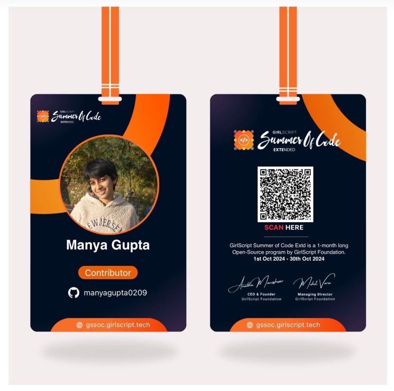 Manya Gupta on LinkedIn: #gssoc Manya Gupta on LinkedIn: #gssoc