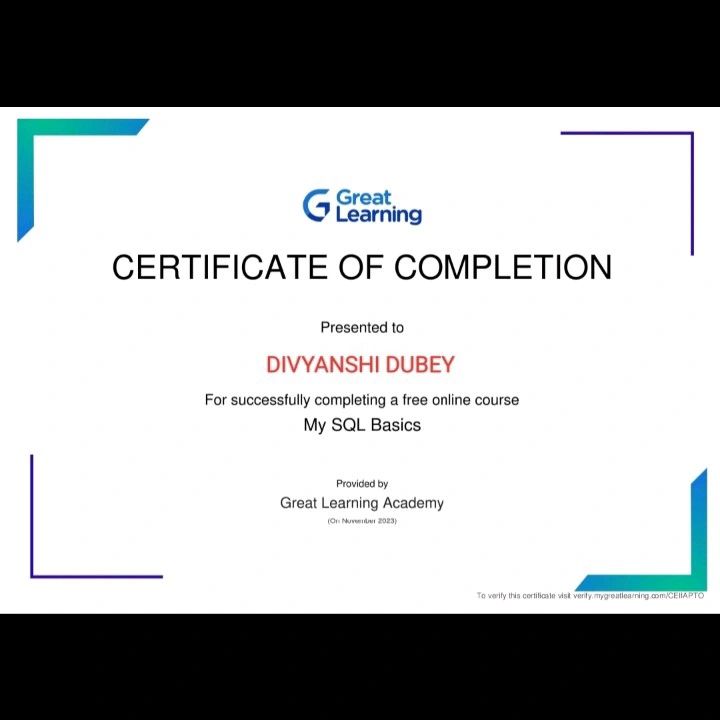 Divyanshi Dubey on LinkedIn: #sql #dataanalytics #greatlearning # ... Divyanshi Dubey on LinkedIn: #sql #dataanalytics #greatlearning # ...
