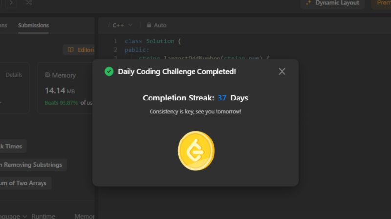 Ayush Srivastav on LinkedIn: #100daysofcodechallenge #leetcode #dsa # ... Ayush Srivastav on LinkedIn: #100daysofcodechallenge #leetcode #dsa # ...