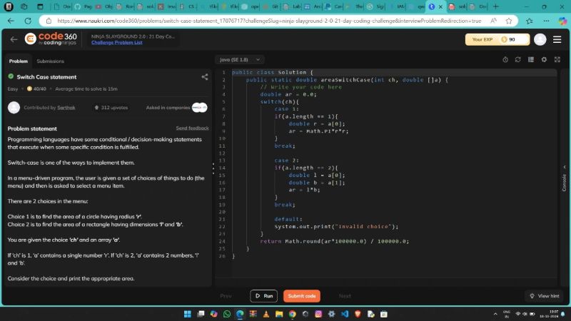 Subham Sahoo on LinkedIn: #codingninjaschallenge #codingjourney # ... Subham Sahoo on LinkedIn: #codingninjaschallenge #codingjourney # ...