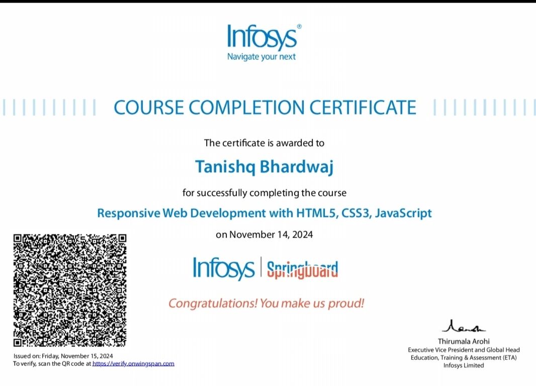 Tanishq Bhardwaj on LinkedIn: #webdevelopment #html5 #css3 #javascript ... Tanishq Bhardwaj on LinkedIn: #webdevelopment #html5 #css3 #javascript ...
