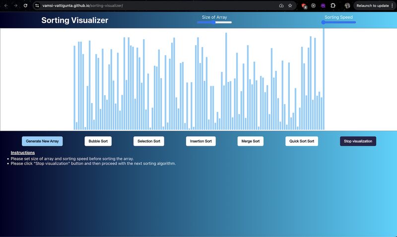#sortingvisualizer #reactjs #algorithms #datastructures #webdevelopment ... #sortingvisualizer #reactjs #algorithms #datastructures #webdevelopment ...