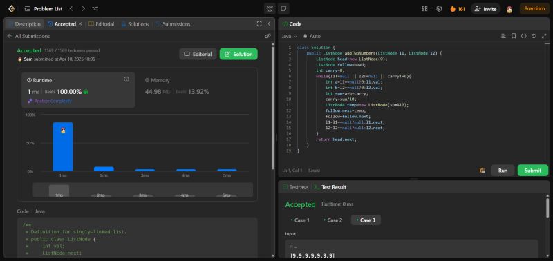 #leetcode #100dayschallenge #linkedlists #java #coding | Samuel ... #leetcode #100dayschallenge #linkedlists #java #coding | Samuel ...