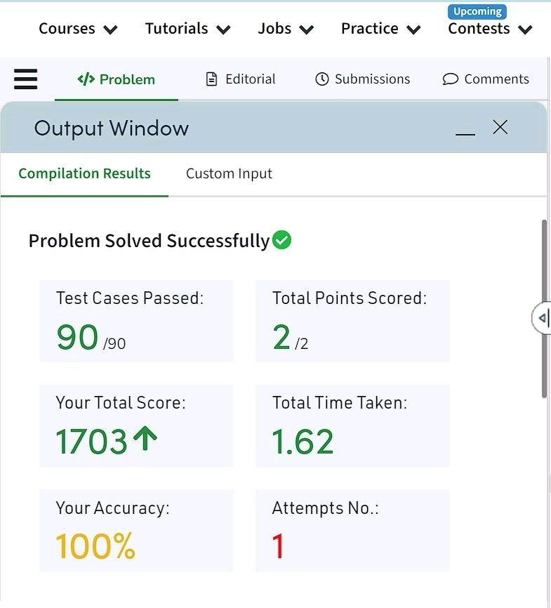 Shagufta Fatima on LinkedIn: #100daysofcodechallenge #gfg #dsa ... Shagufta Fatima on LinkedIn: #100daysofcodechallenge #gfg #dsa ...