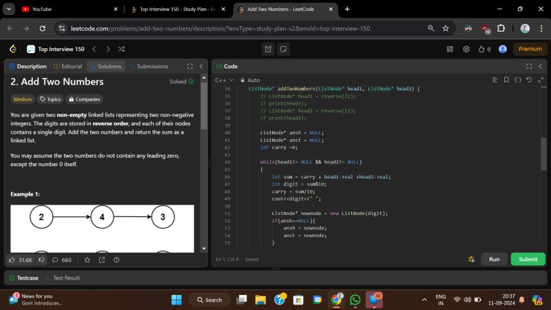 Manav Saini on LinkedIn: #100daysofcode #leetcode #cpp #datastructures ... Manav Saini on LinkedIn: #100daysofcode #leetcode #cpp #datastructures ...