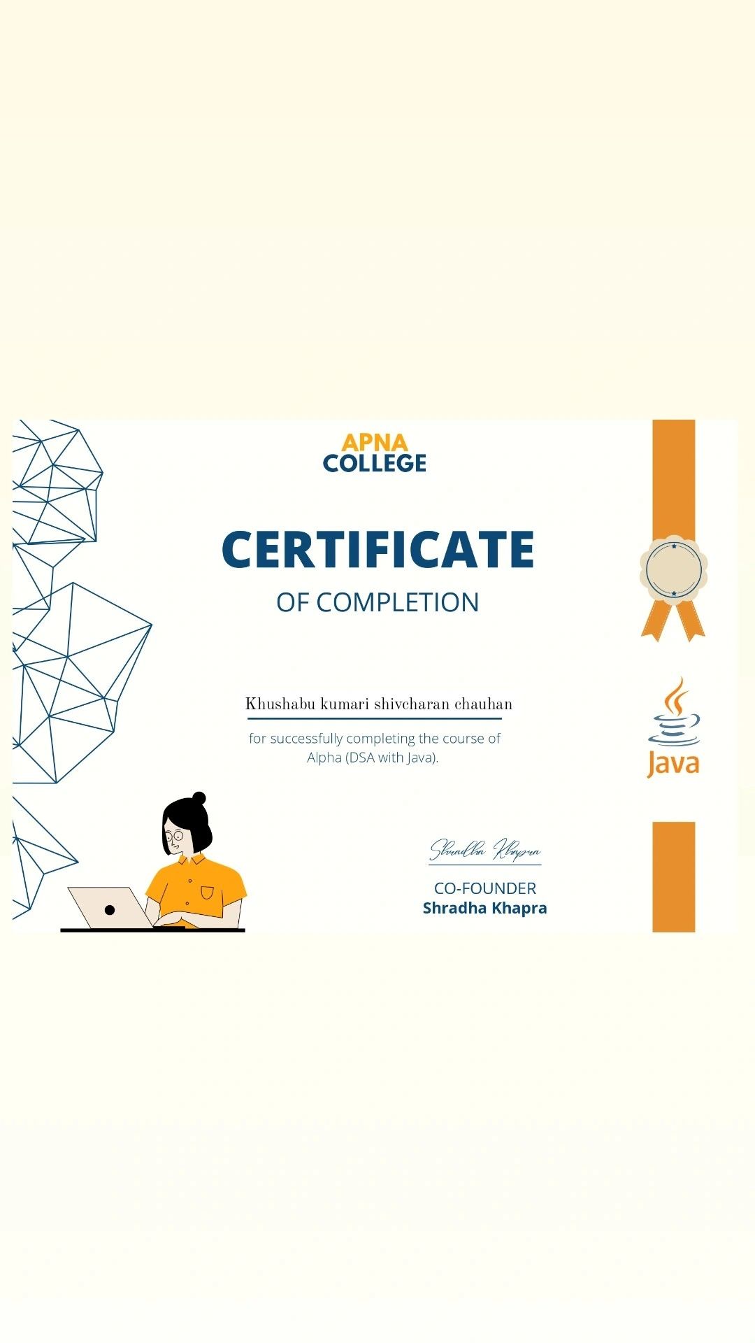 #java #dsa #java_with_dsa #apna_college | Khushabu Chauhan #java #dsa #java_with_dsa #apna_college | Khushabu Chauhan
