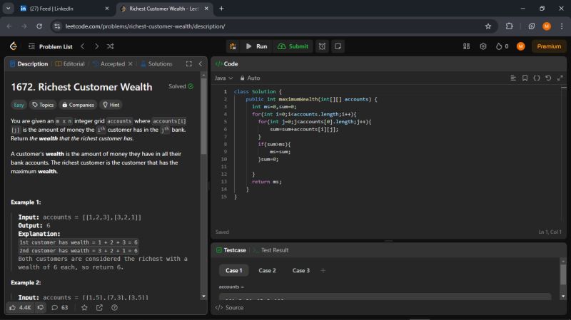 Manikandan B on LinkedIn: #leetcode #100daysofcode #codingchallenge # ... Manikandan B on LinkedIn: #leetcode #100daysofcode #codingchallenge # ...