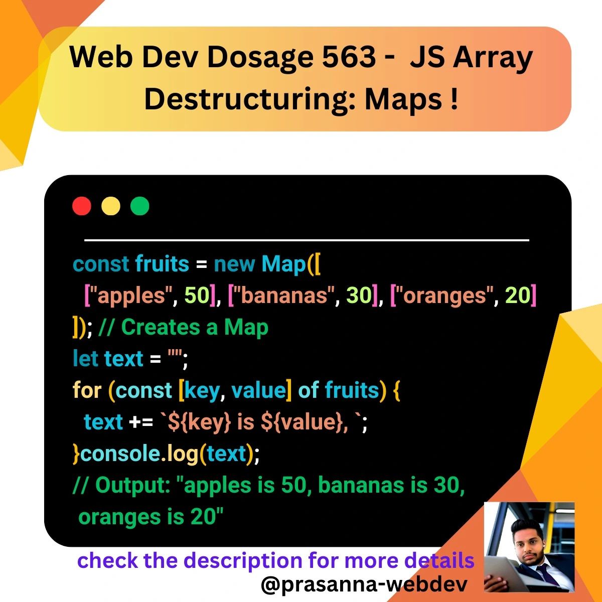 Prasanna D on LinkedIn: #webdevelopment #javascript #coding101 Prasanna D on LinkedIn: #webdevelopment #javascript #coding101