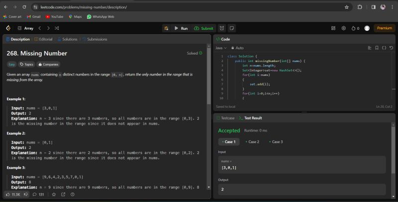 #100daysofcodingchallenge #leetcode #drgviswanathanchallenge #java | A ... #100daysofcodingchallenge #leetcode #drgviswanathanchallenge #java | A ...