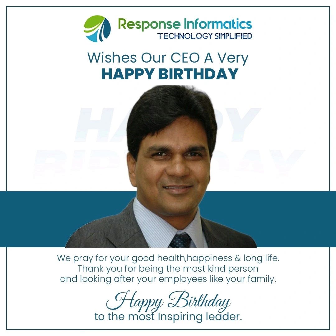 Sai Sucharitha Kadam on LinkedIn: Happy Birthday to our CEO Mr.Ramki ... Sai Sucharitha Kadam on LinkedIn: Happy Birthday to our CEO Mr.Ramki ...