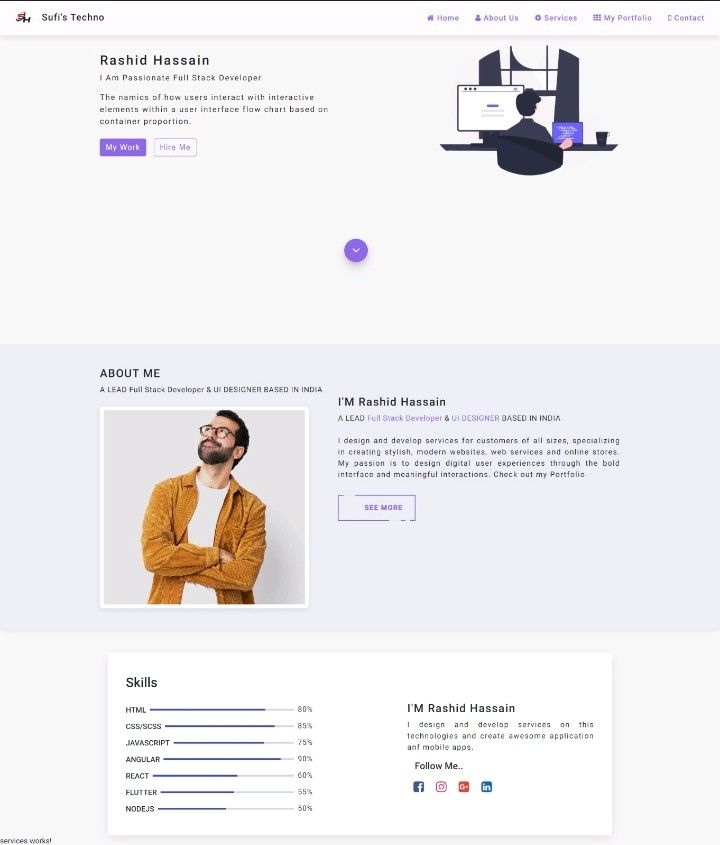 Rashid Hassain on LinkedIn: just a simple page made in angular 🔥 Rashid Hassain on LinkedIn: just a simple page made in angular 🔥