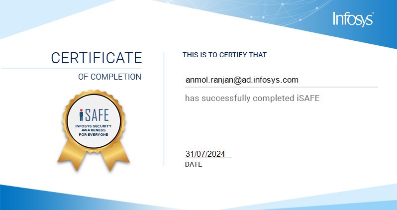 Anmol Ranjan on LinkedIn: Thrilled to share that I've completed the ... Anmol Ranjan on LinkedIn: Thrilled to share that I've completed the ...