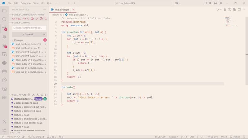 #100daysofcode #codingjourney #dsa #logicbuilding #arrays… | Saqib Saifi #100daysofcode #codingjourney #dsa #logicbuilding #arrays… | Saqib Saifi