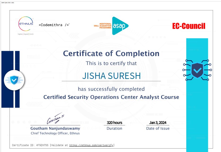 JISHA SURESH on LinkedIn: Proud to announce that I have successfully ... JISHA SURESH on LinkedIn: Proud to announce that I have successfully ...