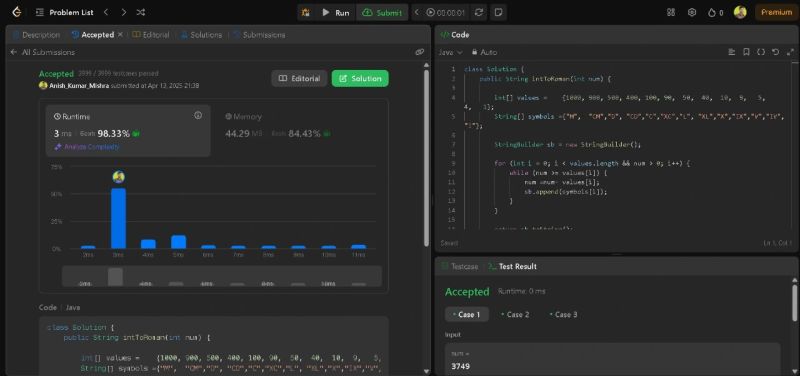 #dsa #dsa2025 #leetcode | Anish Kumar Mishra #dsa #dsa2025 #leetcode | Anish Kumar Mishra