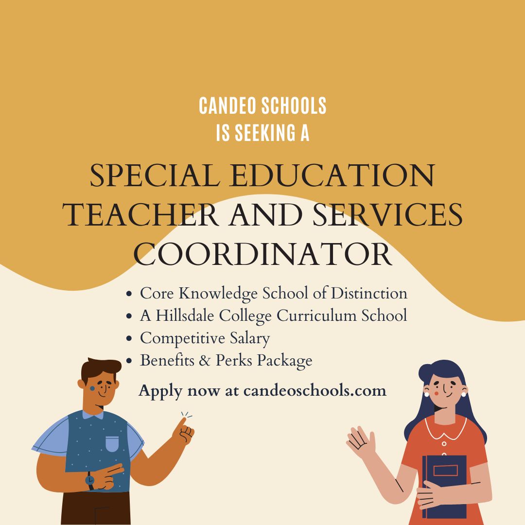 Candeo Schools is seeking a Special Education Teacher and Services ... Candeo Schools is seeking a Special Education Teacher and Services ...