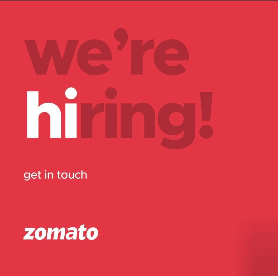 Jaidev Ramaraju on LinkedIn: #hiring #zomato #hyderabad | 32 comments Jaidev Ramaraju on LinkedIn: #hiring #zomato #hyderabad | 32 comments