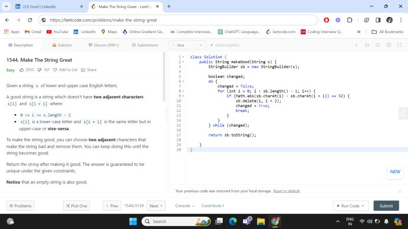 Mohd Azam on LinkedIn: #75dayscodechalleng #leetcode #algorithm # ... Mohd Azam on LinkedIn: #75dayscodechalleng #leetcode #algorithm # ...