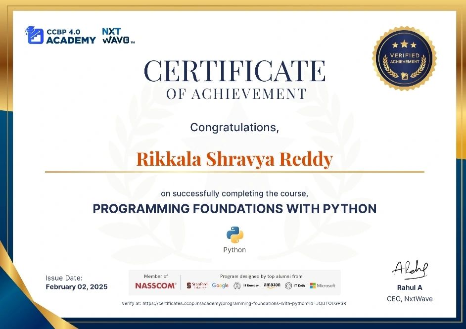 #python #coding | Shravya Reddy Rikkala #python #coding | Shravya Reddy Rikkala