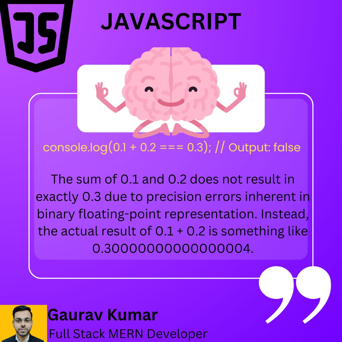 Gaurav kumar on LinkedIn: #javascript #debugging #coding # ... Gaurav kumar on LinkedIn: #javascript #debugging #coding # ...