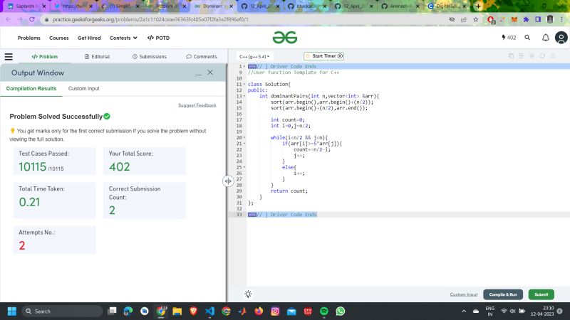 #day100 #100daysofcodechallenge #100daysofcode #completed #potdwithgfg ... #day100 #100daysofcodechallenge #100daysofcode #completed #potdwithgfg ...
