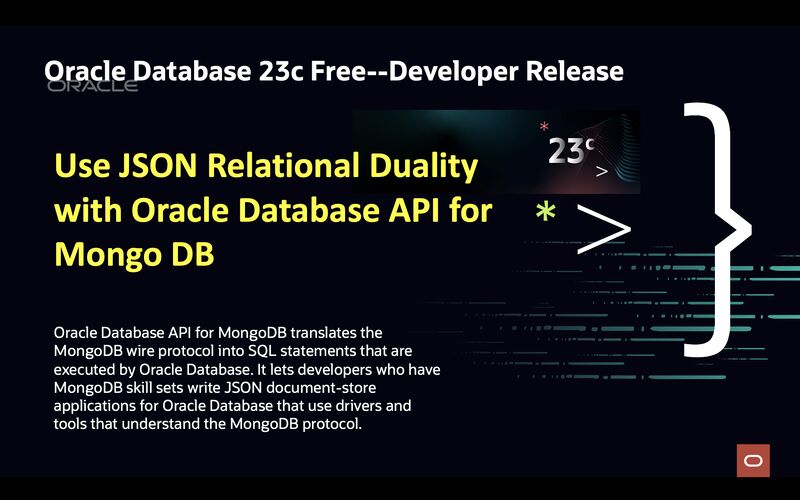 Julian Dontcheff on LinkedIn: JSON-relational duality views combine the ... Julian Dontcheff on LinkedIn: JSON-relational duality views combine the ...