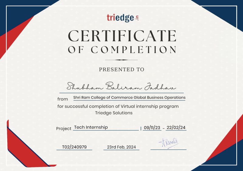 Shubham Jadhav on LinkedIn: #internshipcompletion #productdevelopment # ... Shubham Jadhav on LinkedIn: #internshipcompletion #productdevelopment # ...