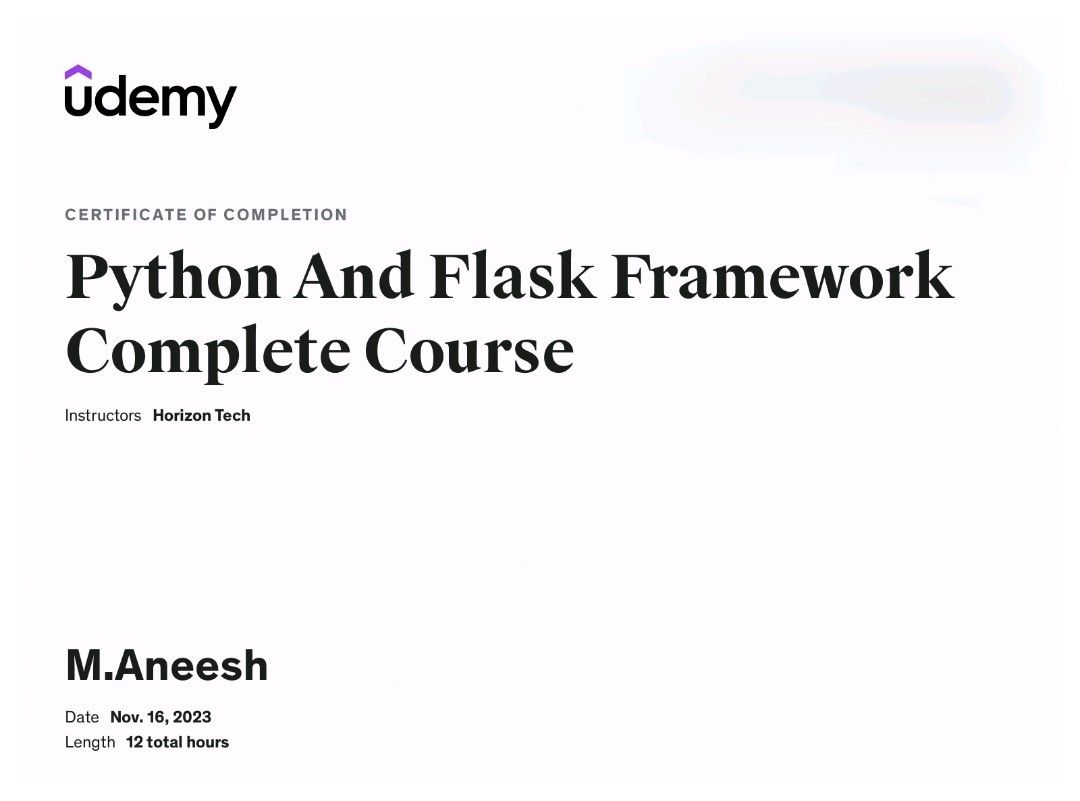 #python #flask #webdevelopment | M Aneesh #python #flask #webdevelopment | M Aneesh