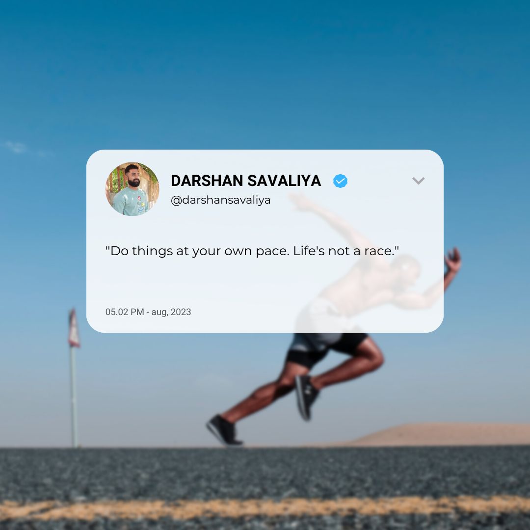 Darshan Savaliya on LinkedIn: #atyourownpace #selfcare # ... Darshan Savaliya on LinkedIn: #atyourownpace #selfcare # ...