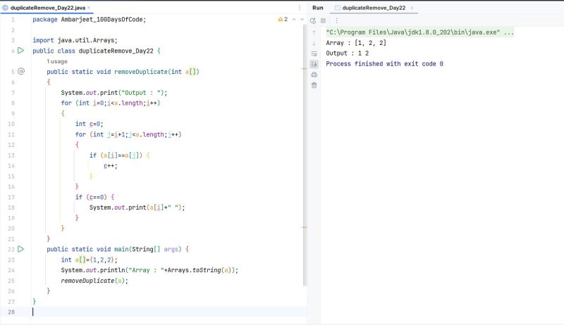 Ambarjeet Chaudhari on LinkedIn: #day22 #100daysofcode #java # ... Ambarjeet Chaudhari on LinkedIn: #day22 #100daysofcode #java # ...