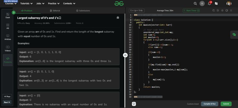 Saksham Kaushik on LinkedIn: #gfg160 #day63 #codingjourney # ... Saksham Kaushik on LinkedIn: #gfg160 #day63 #codingjourney # ...